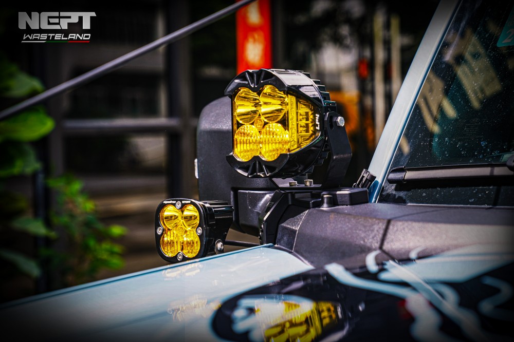 Wasteland Series Aluminum A-pillar Light Bracket For Ford Bronco 2.3T/2 ...