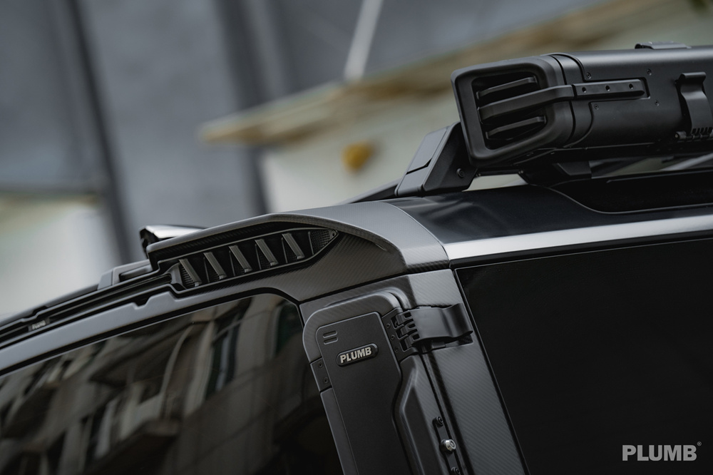 PLUMB Carbon Fiber Rear Spoiler for 2020+ Land Rover Defender 90 110 ...