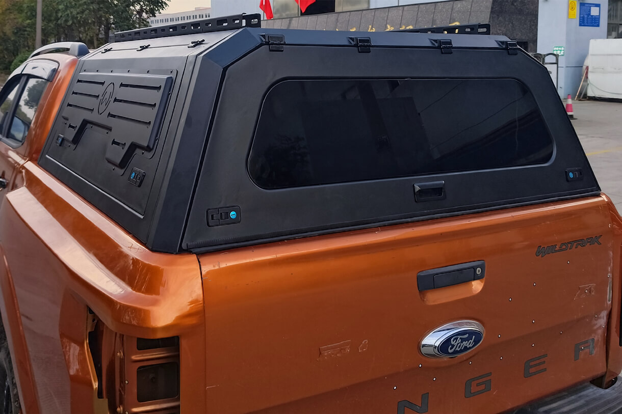 Aluminum Canopy for Ford Ranger-Green 4x4