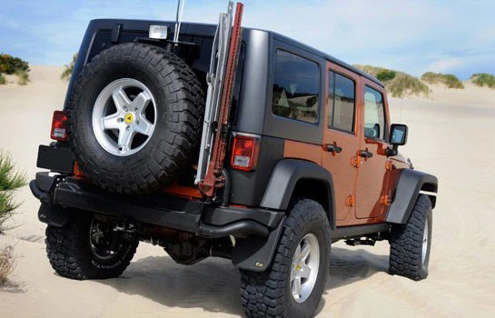 AEV Style Rear Tire Carrier Kit for Jeep Wrangler JK 2007-2018 Steel ...