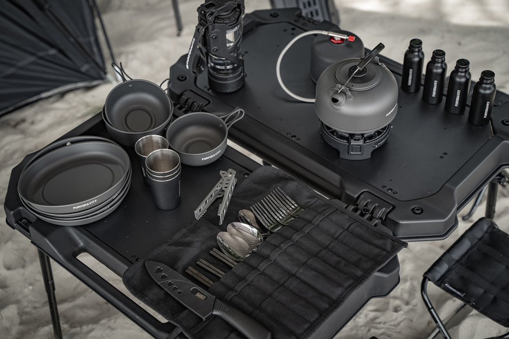 Fury Engraver Camping Kitchen Cooking Gear Equipment Storage Kit - Buy ...