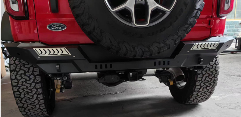 Ford Bronco Raptor Rear Bumper - Green 4x4